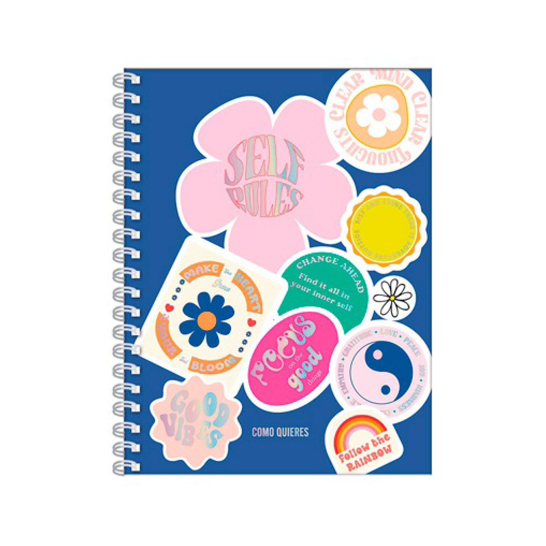 Cuaderno Universitario Mooving Como quieres Dos A4 Tapa dura 120 h rayas - IDAS